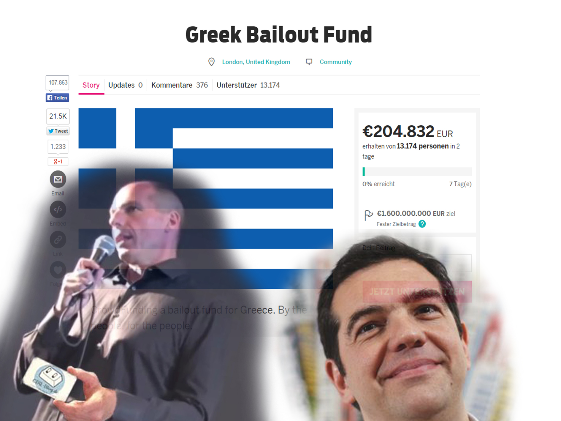 Crowdfunding gegen Pleite – Greek Bailout Fund – CTRL-Blog.de
